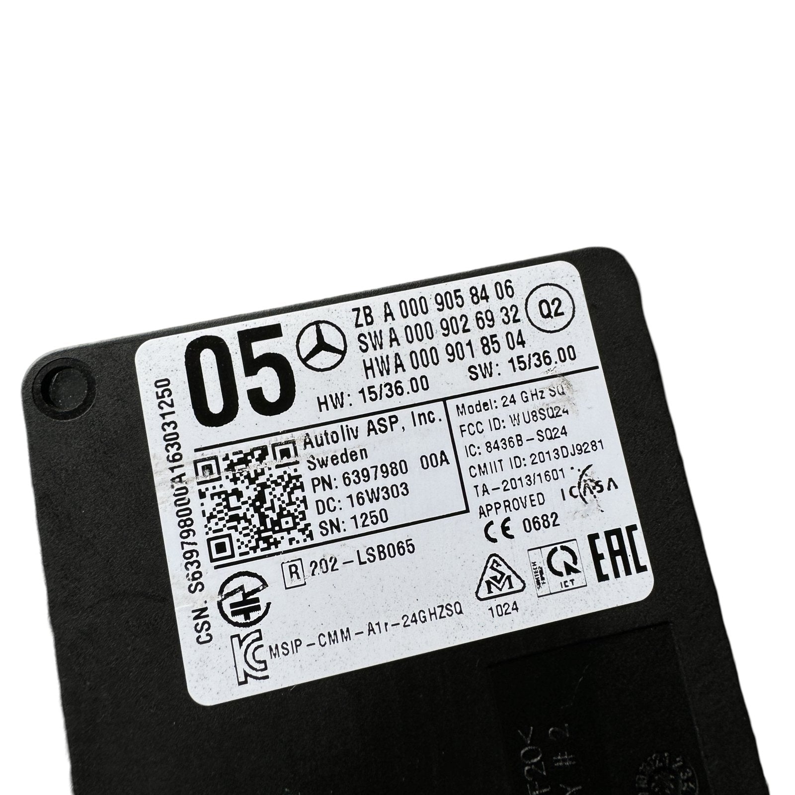 MERCEDES Distance Assist Radar Sensor OEM A0009058406 – GERMAN PARTS